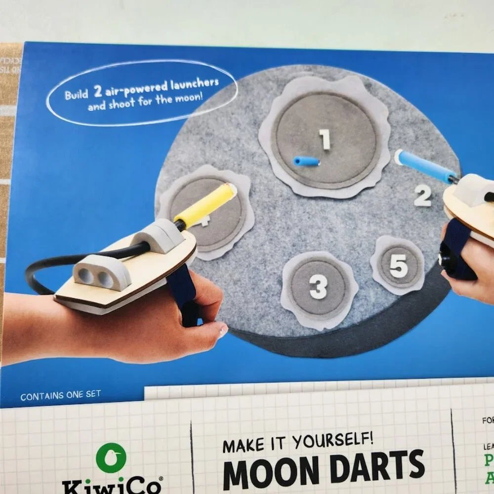 Kiwico | Toys | New Kiwico Kiwi Co Moon Darts Nerf Science Kit Stem Diy ...
